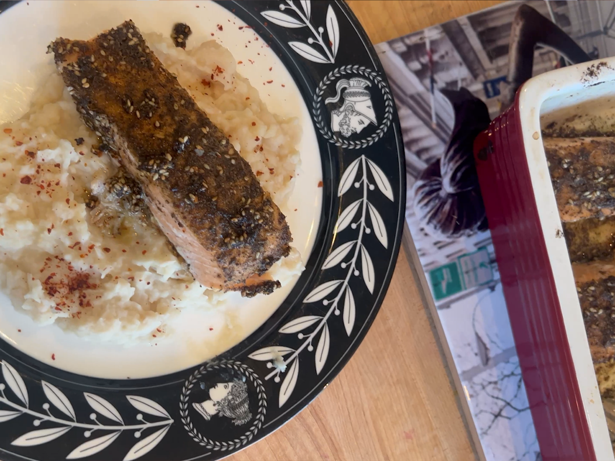 Zaatar Roast Salmon | sylvaalexia.com